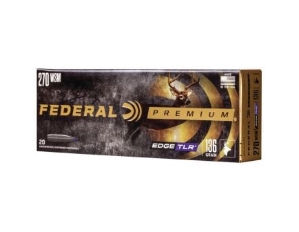 Federal Premium Edge TLR 136 gr Terminal Long Range .270 WSM Ammo, 20 ...