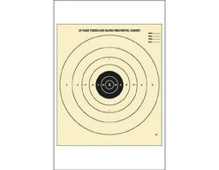 Action Target Law Enforcement 21" x 24" B-8 Bullseye Timed and Rapid ...