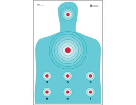 Action Target Law Enforcement 23" x 35" Silhouette B-27 High Visibility ...