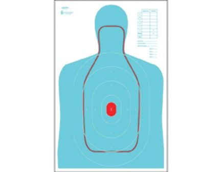 Action Target Law Enforcement 23" x 35" Silhouette B-27E and FBI Q ...