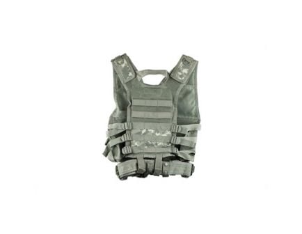 NCSTAR Tactical Vest w/ PALS Webbing Size XS- Small Fully Adjustable ...