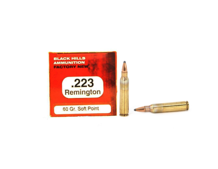 Black Hills 223 Ammo 60gr Soft Point 50rds - M 223 Ammo N4 | Palmetto ...
