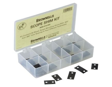 Brownells Scope Shim Kit, Blue Pack of 80 | Palmetto State Armory