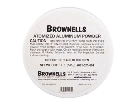 Brownells Atomized Aluminum Powder, 5 oz | Palmetto State Armory