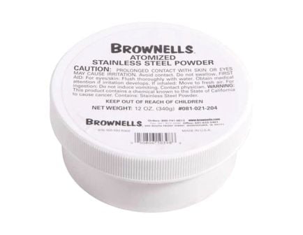 Brownells Atomized Stainless Steel Powder, 12 oz | Palmetto State Armory