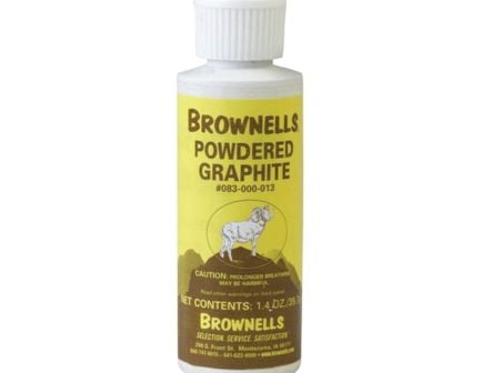 Brownells Powder Graphite, 1.40 oz Spout Bottle Black | Palmetto State ...