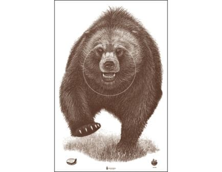 Action Target Alaska State Parks Bear Target, Brown | Palmetto State Armory
