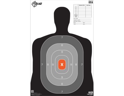 EZ Aim B27 Pro Silhouette Paper Target, Blue | Palmetto State Armory