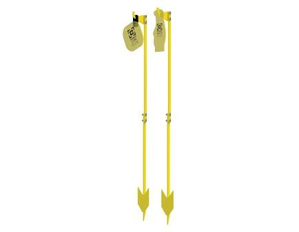 Caldwell AR500 Target Post, 70" Assembled Length, Black and Yellow ...