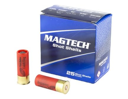Magtech 12 gauge 1oz 2.75" Shotshell, Slug, 25/box - MT12SLUG ...
