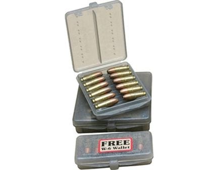 MTM Case Gard .44 Rem Mag/.44 Special Ammo Wallet, 12rds Clear Smoke ...
