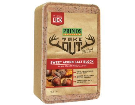Primos Take Out Sweet Acorn Salt Block, 4 lb Block | Palmetto State Armory