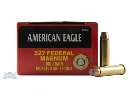 American Eagle 327 Magnum 100gr SP Ammunition 50rds - AE327 | Palmetto ...