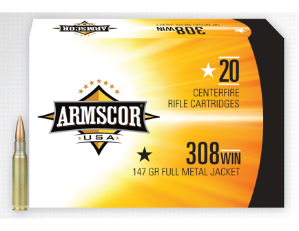Armscor .308 Win. Ammo 147 Grain FMJ 20rds - 50170 | Palmetto State Armory