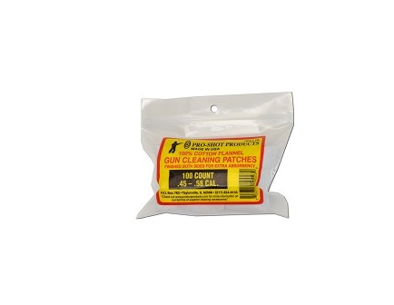 Pro-Shot .45-.58 Cal. Black Powder 100 Count Patches - 105 | Palmetto ...