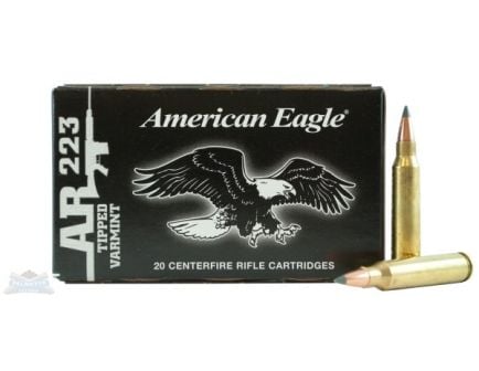 American Eagle 223 Ammo 50gr Tipped Varmint 20rds | Palmetto State Armory
