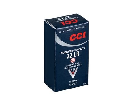 CCI .22 Long Rifle 40gr LRN Standard Velocity 500rds (10 Boxes of 50 ...