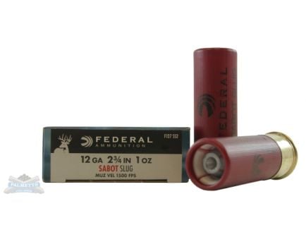 Federal 12ga 2.75" 1oz Sabot Power-Shok Shotshell Ammunition 5rds ...