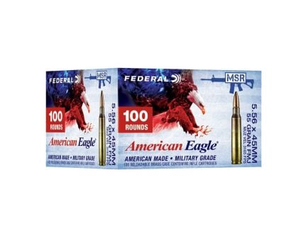 Federal American Eagle Training 5.56 Ammo 55 Grain FMJ 100 rds ...