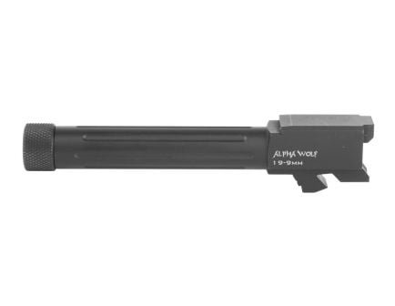 Lone Wolf Alpha Wolf Glock 19 Gen 1-5 Threaded Fluted Barrel | Black ...