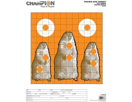 Champion PRAIRIE DOG TARGET LARGE 12PK 45773 | Palmetto State Armory