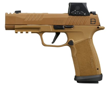 Sig Sauer P365-DH3 Comp 9mm 3.7" 17rd Pistol, Coyote w/Romeo-X Sig-Loc ...