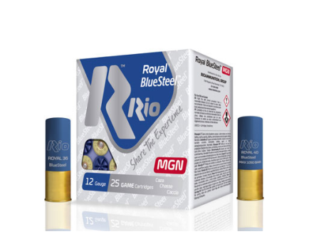 RIO 12ga 3" 1.125oz Max 1550 FPS #3 Royal Blue Steel Ammunition, 25 ...
