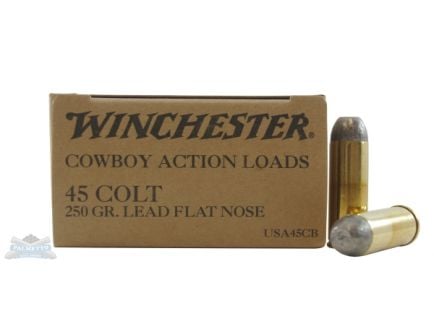 Winchester USA 45 Colt 250gr LCA "Cowboy" Ammunition 50rds - USA45CB ...