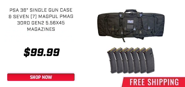 Palmetto State Armory: PSA 36" Single Gun Case & Seven Magpul PMAGs $99 ...