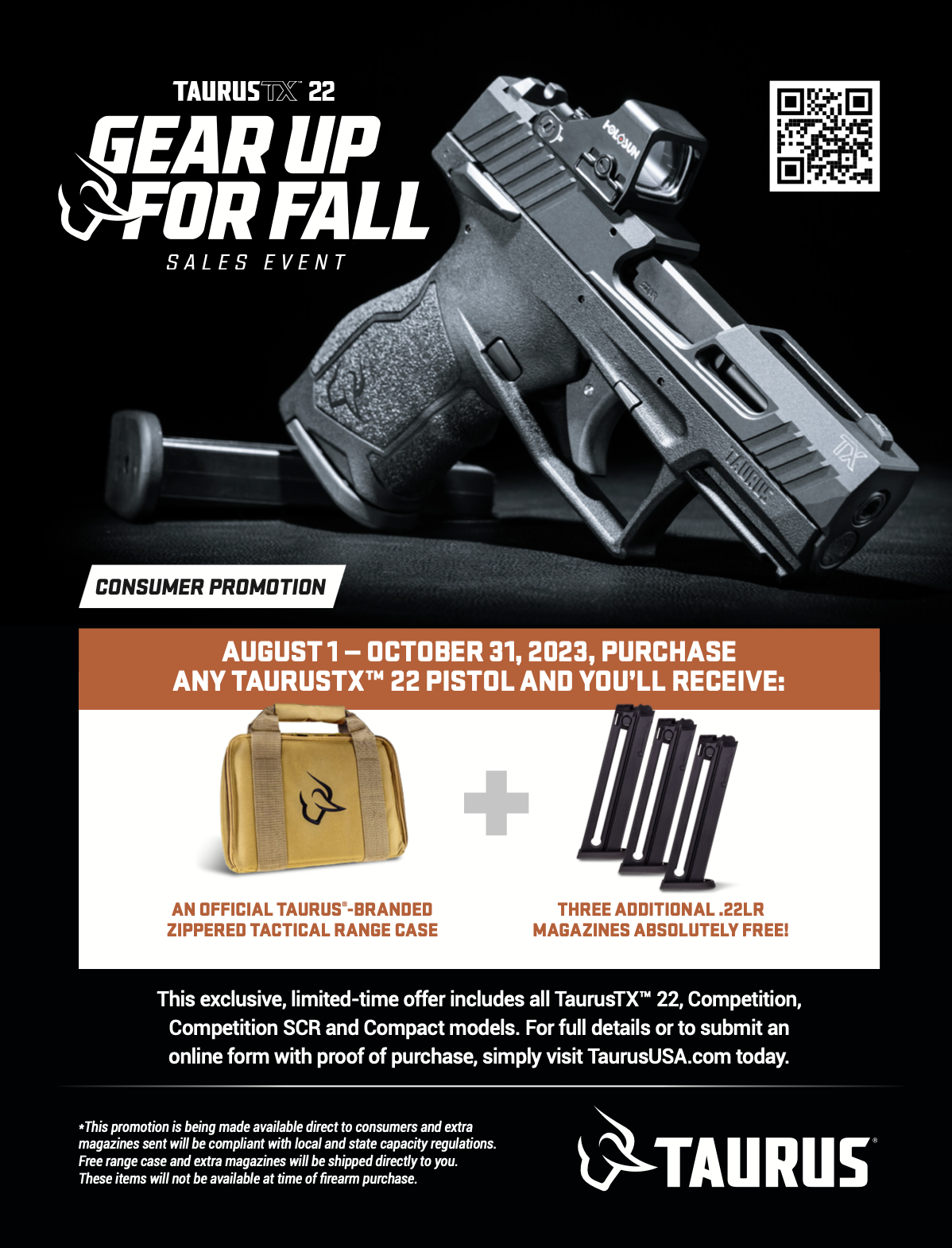 Taurus Pistol TX22 Compact 22lr Pistol 1-TX22131 | Palmetto State Armory